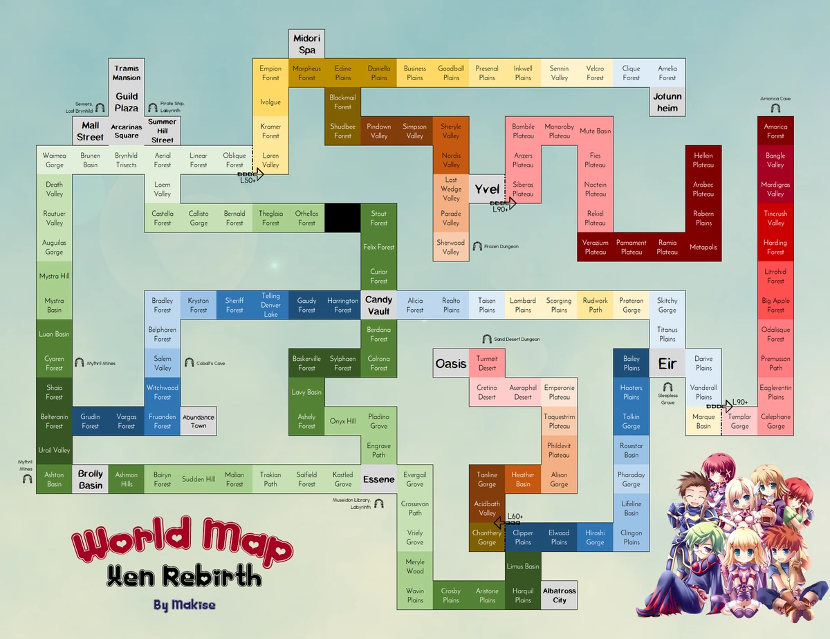 World Map | Xen Rebirth Wiki | Fandom