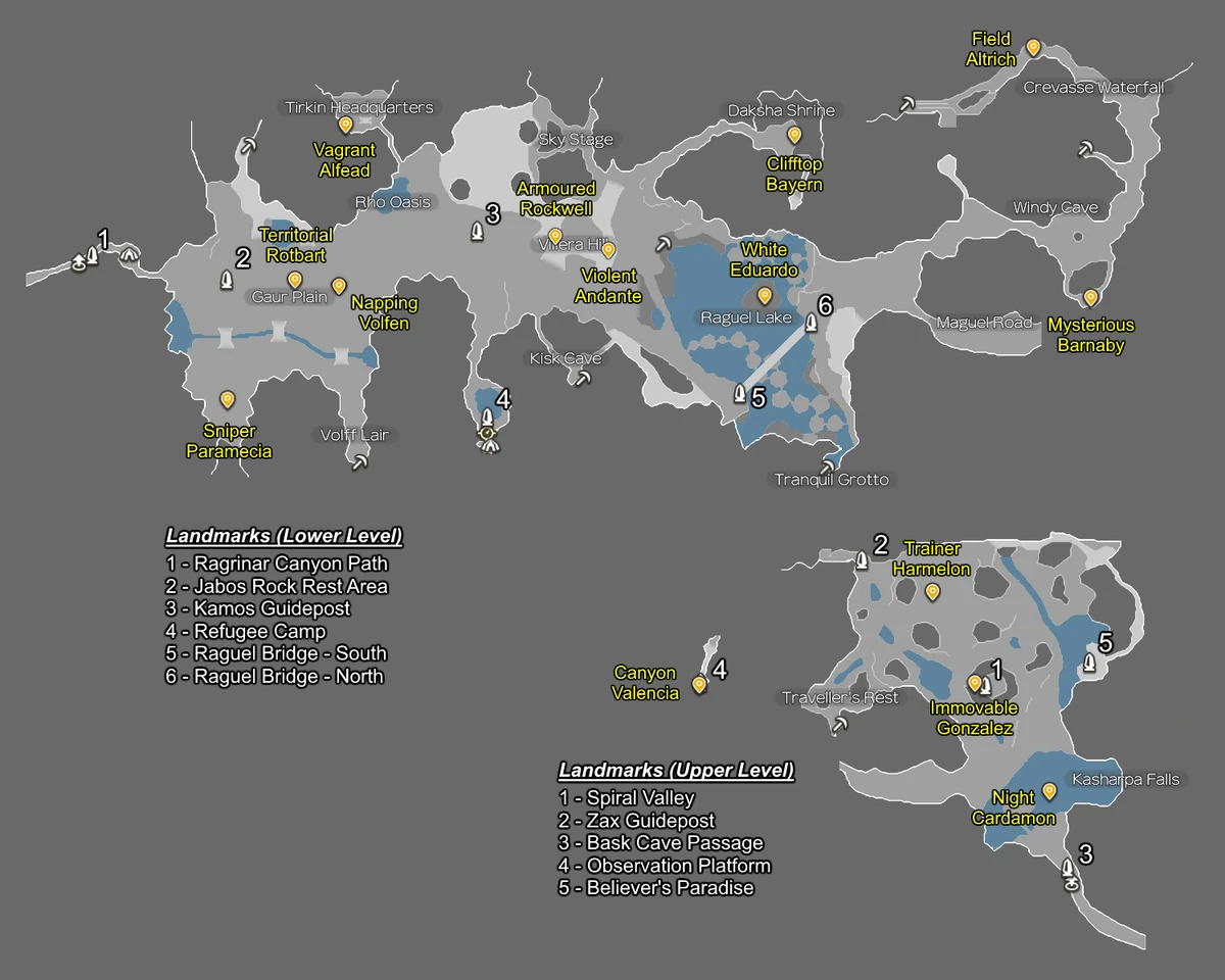 Bionis' Leg Unique Monsters | Xenoblade Wiki | Fandom
