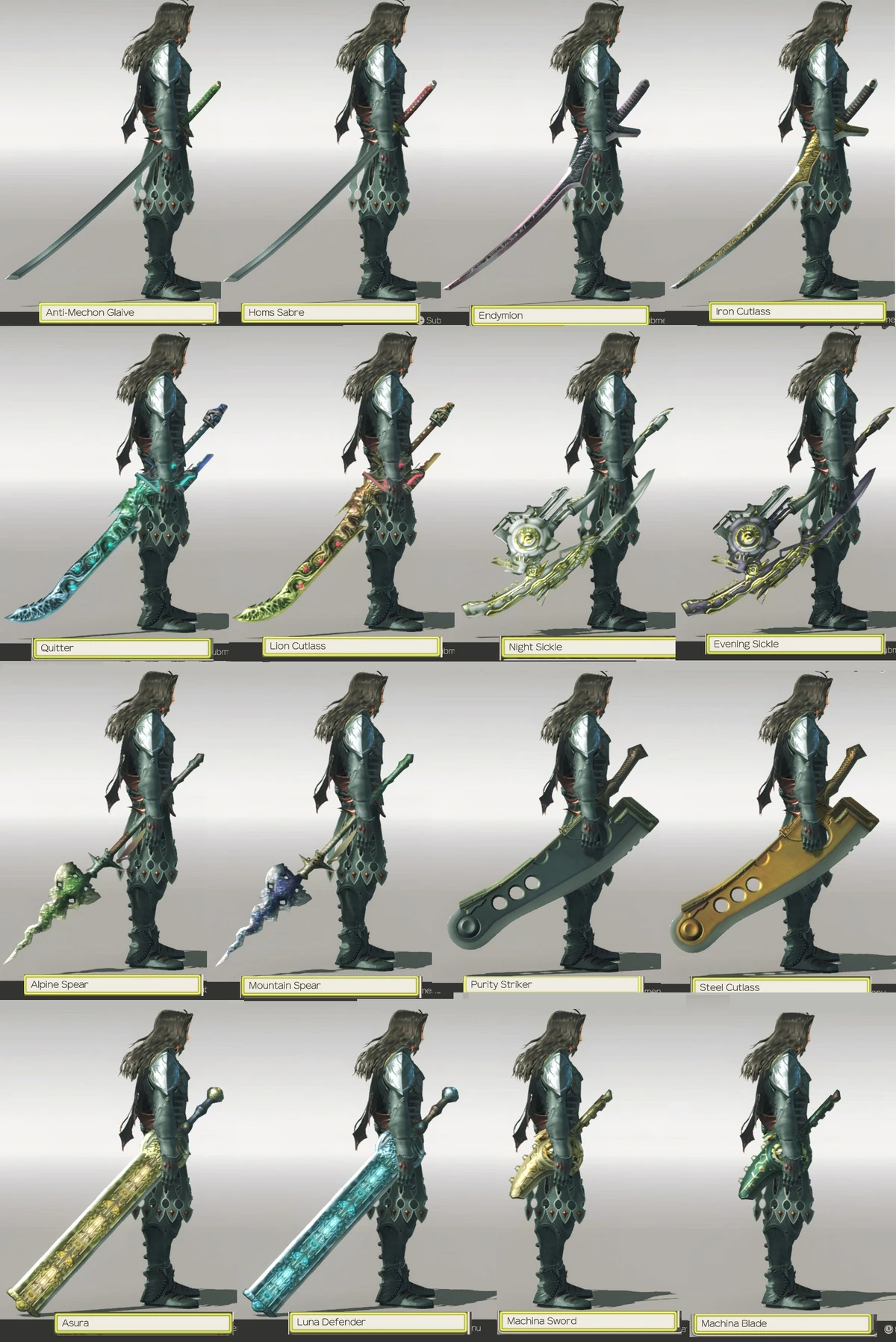 Weapons (XC1)/Swords | Xenoblade Wiki | Fandom