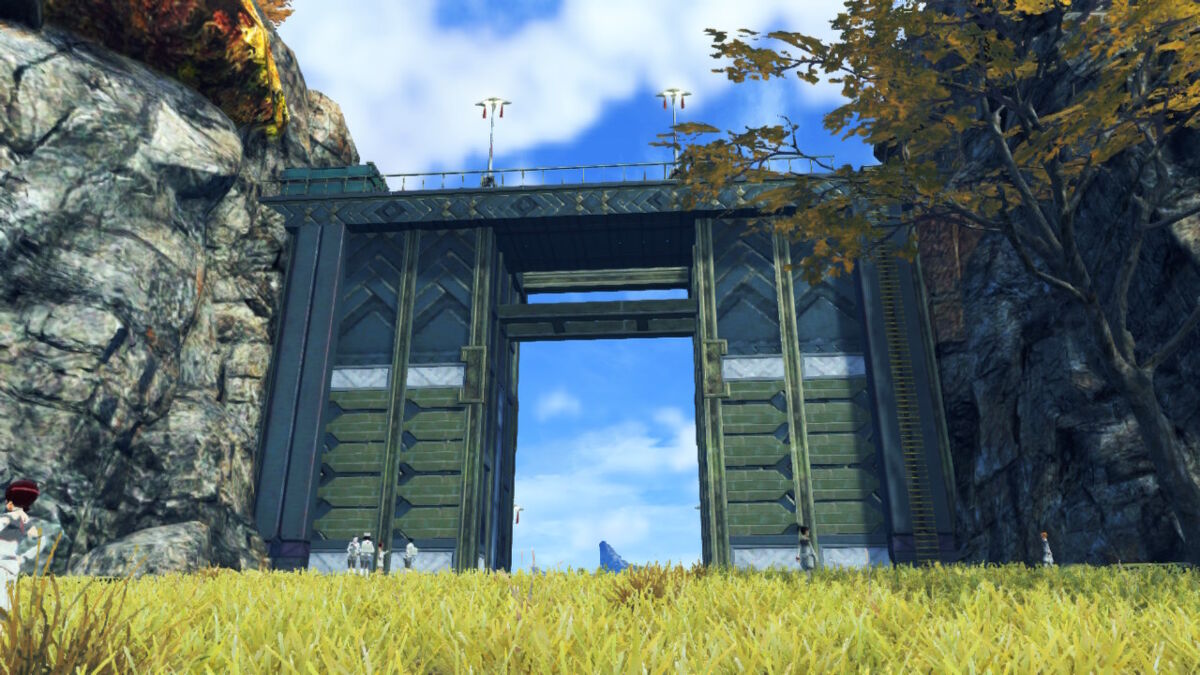 Colony Mu Main Gate Xenoblade Wiki Fandom