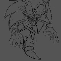 coloring pages of sonic exe