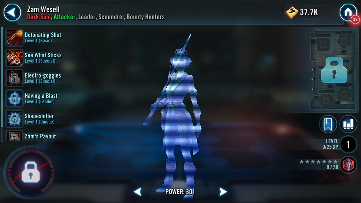 Zam Wesell | Animated Character Database | Fandom