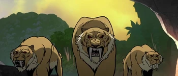 Smilodons | Animated Character Database | Fandom