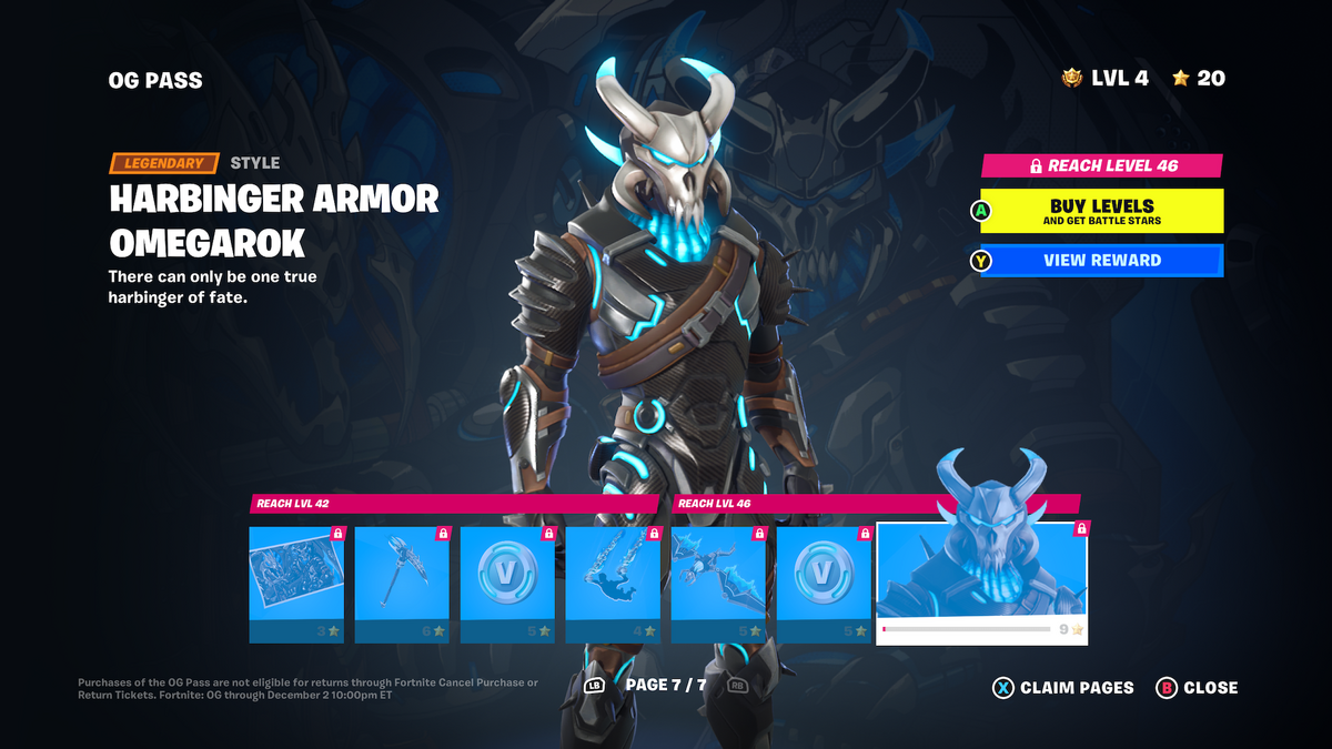 Harbinger Armor Omegarok Animated Character Database Fandom