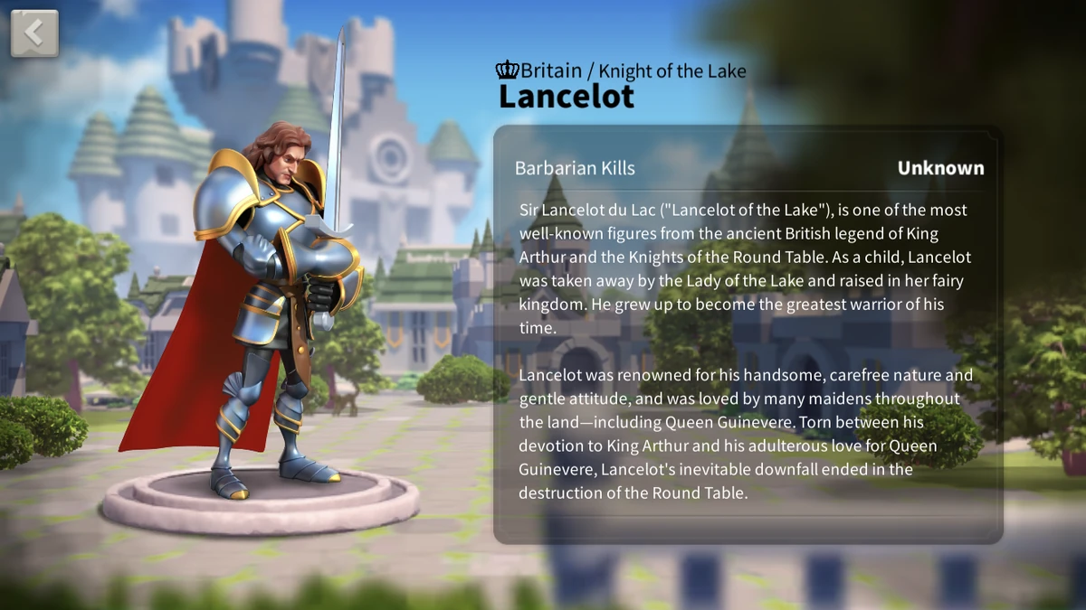 Lancelot | Animated Character Database | Fandom