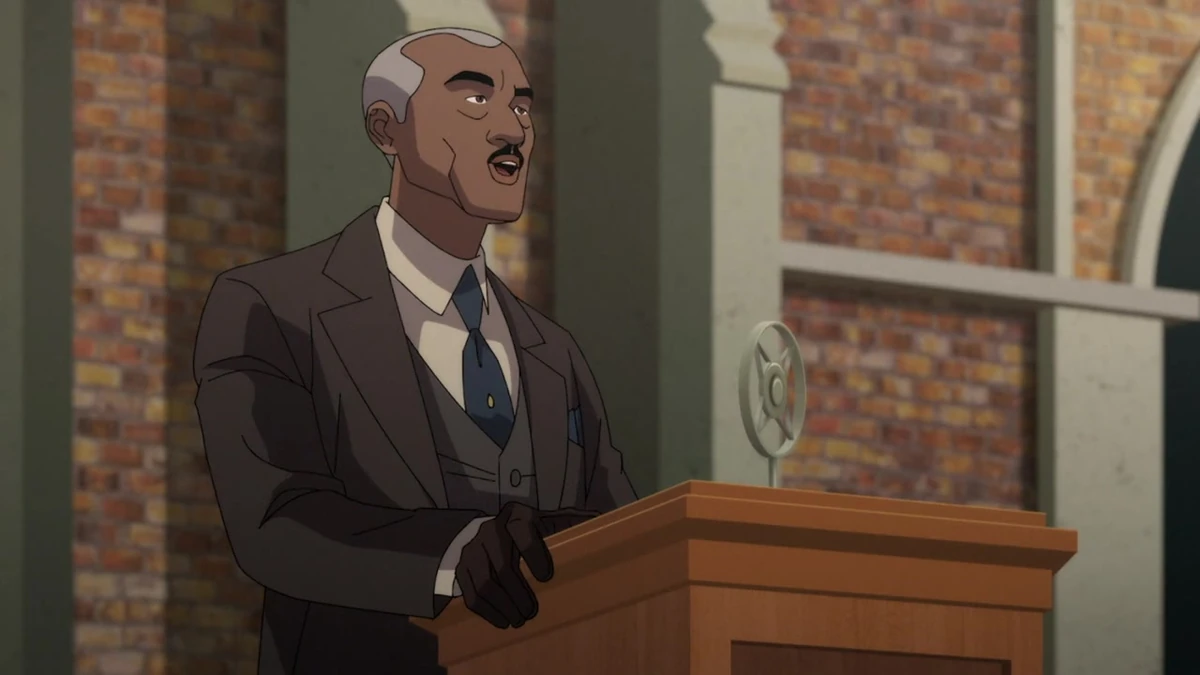Lucius Fox (The Doom That Came to Gotham) | Animated Character Database | Fandom