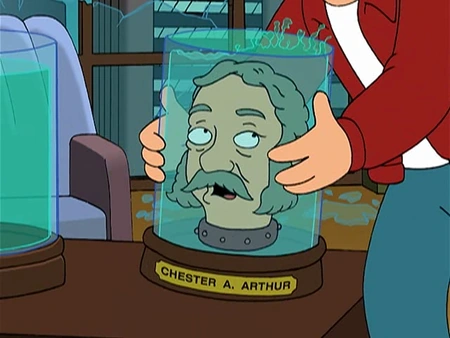 Chester A. Arthur | Animated Character Database | Fandom