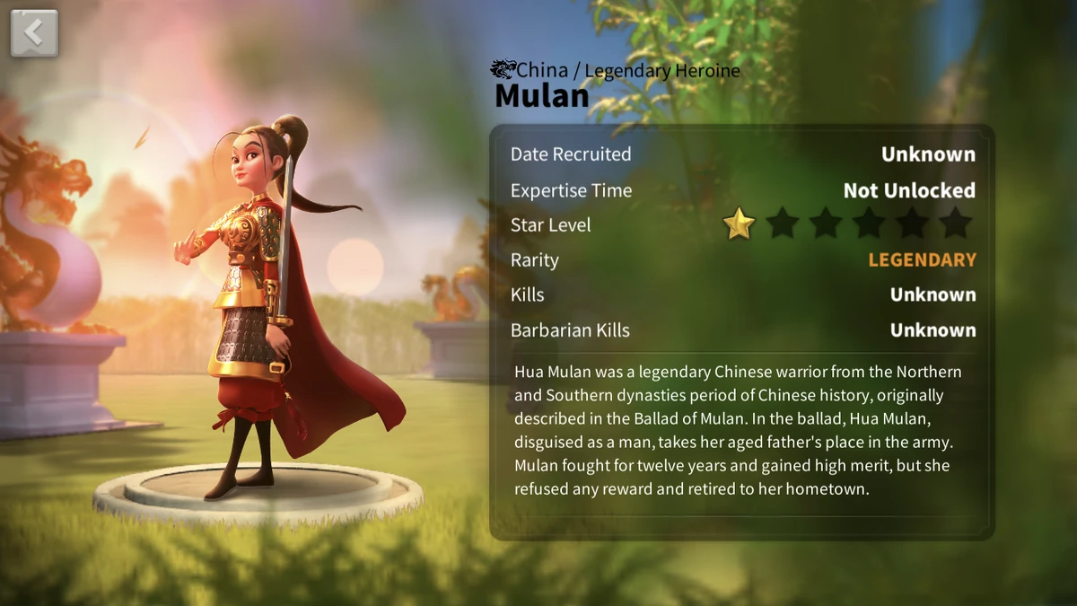 Hua Mulan | Animated Character Database | Fandom