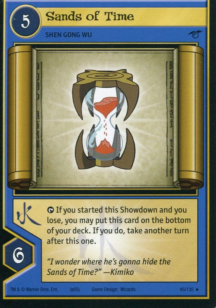 TCG:Sands of Time | Xiaolinpedia | Fandom