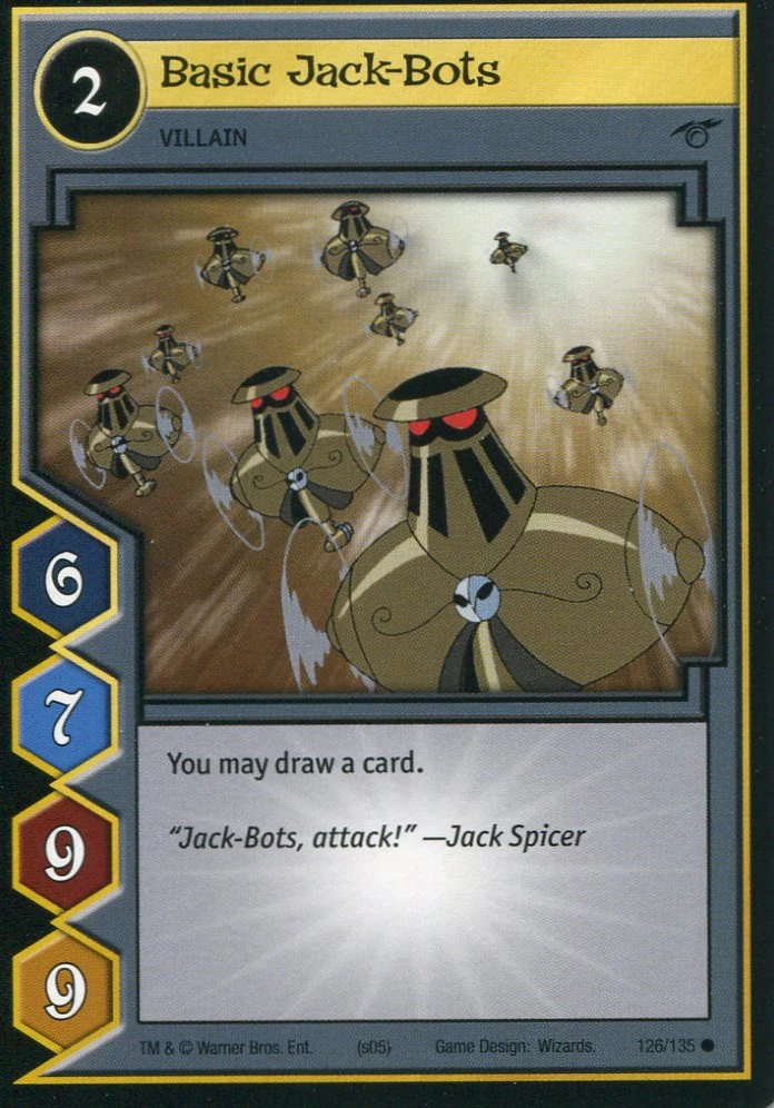 TCG:Basic Jack-Bots | Xiaolinpedia | Fandom