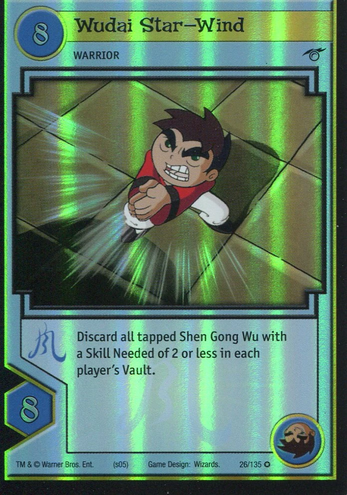 TCG:Wudai Star - Wind | Xiaolinpedia | Fandom