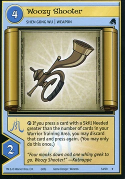 TCG:Woozy Shooter | Xiaolinpedia | Fandom