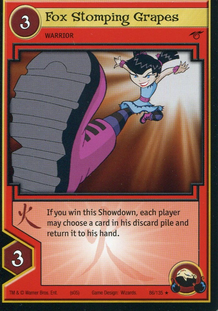 TCG:Fox Stomping Grapes | Xiaolinpedia | Fandom