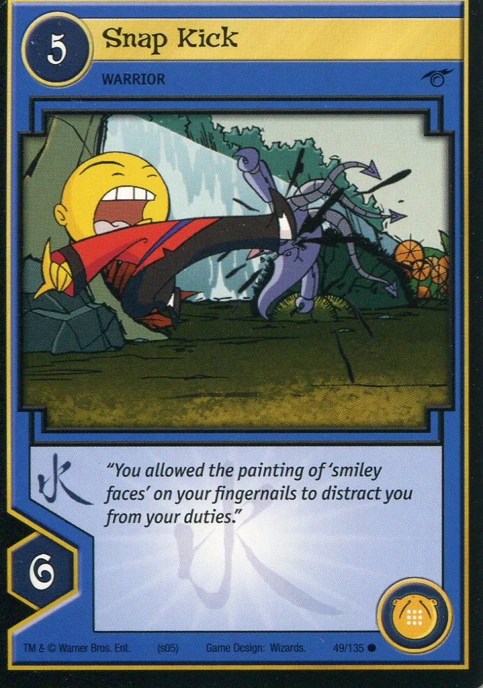TCG:Snap Kick | Xiaolinpedia | Fandom