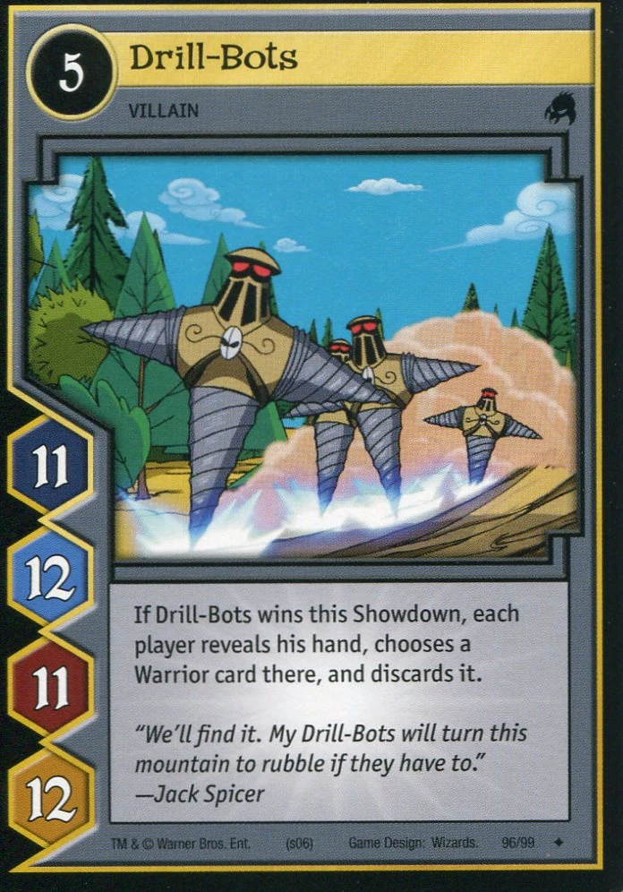 TCG:Drill-Bots | Xiaolinpedia | Fandom