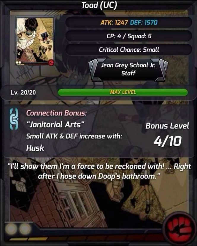 Toad | X-Men: Battle Of The Atom Mobile Game Wiki | Fandom