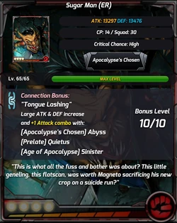 Sugar Man | X-Men: Battle Of The Atom Mobile Game Wiki | Fandom