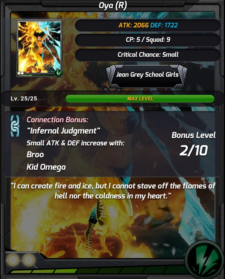 Oya | X-Men: Battle Of The Atom Mobile Game Wiki | Fandom