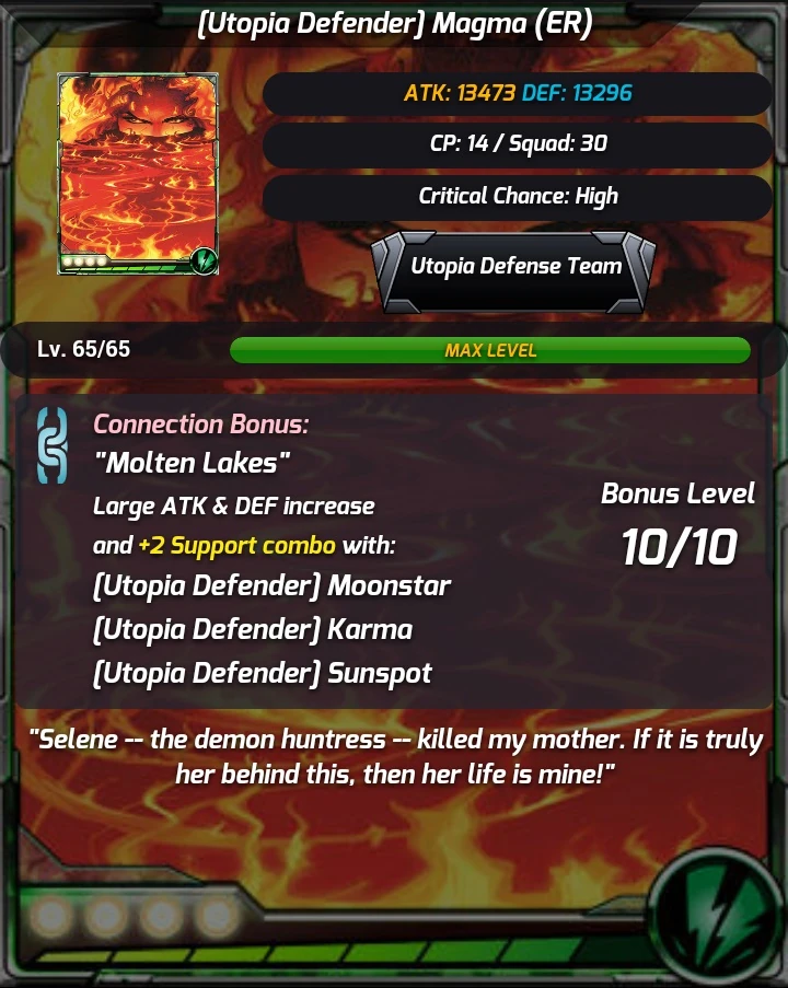 (Utopia Defender) Magma | X-Men: Battle Of The Atom Mobile Game Wiki ...