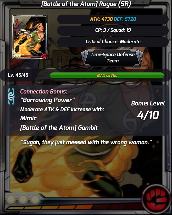 Battle Of The Atom Rogue X Men Battle Of The Atom Mobile Game Wiki
