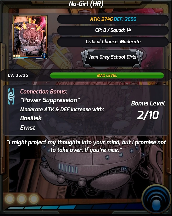 No-Girl | X-Men: Battle Of The Atom Mobile Game Wiki | Fandom