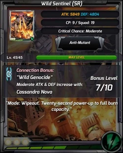 Wild Sentinel | X-Men: Battle Of The Atom Mobile Game Wiki | Fandom