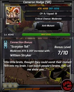 Cameron Hodge | X-Men: Battle Of The Atom Mobile Game Wiki | Fandom