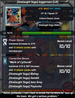 (Onslaught Saga) Juggernaut | X-Men: Battle Of The Atom Mobile Game ...