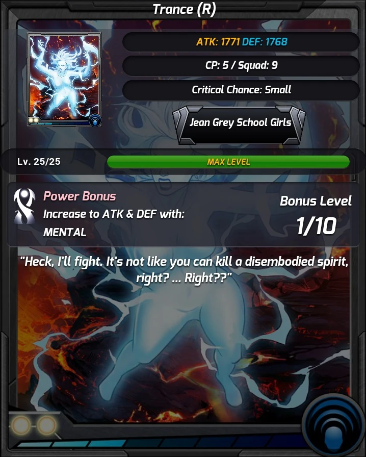 Trance | X-Men: Battle Of The Atom Mobile Game Wiki | Fandom