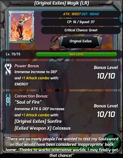 (Original Exiles) Magik | X-Men: Battle Of The Atom Mobile Game Wiki ...