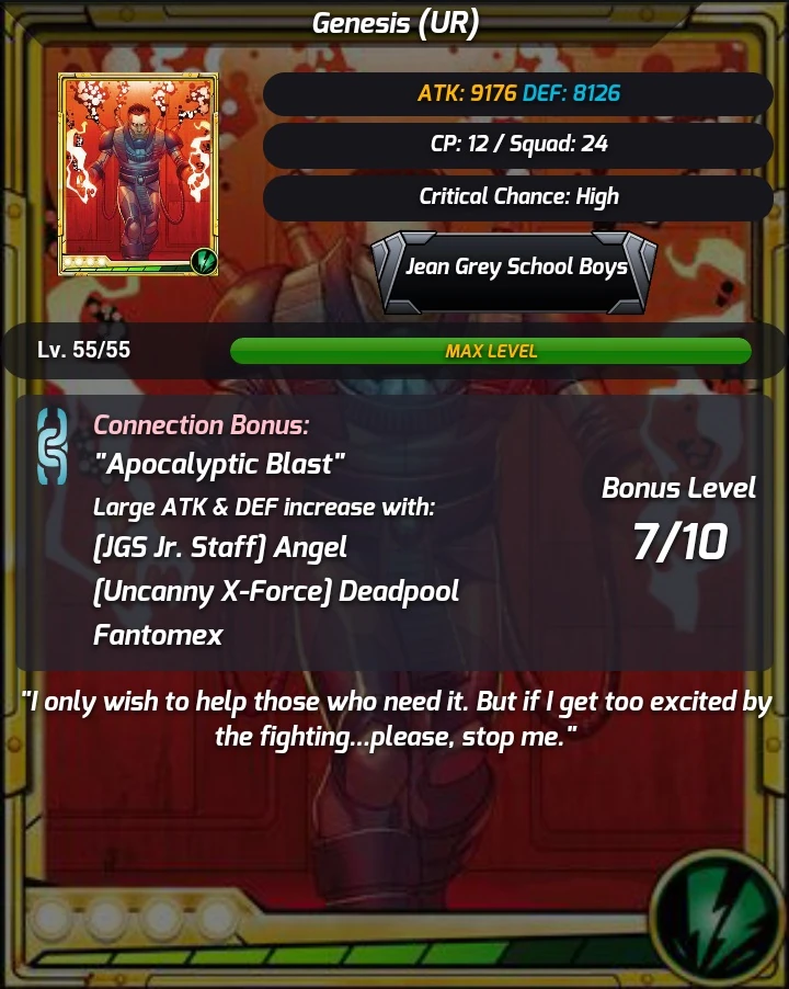 Genesis | X-Men: Battle Of The Atom Mobile Game Wiki | Fandom