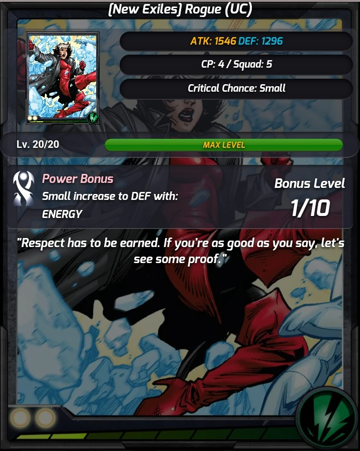 (New Exiles) Rogue | X-Men: Battle Of The Atom Mobile Game Wiki | Fandom