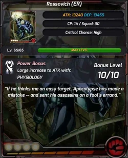 Rossovich | X-Men: Battle Of The Atom Mobile Game Wiki | Fandom