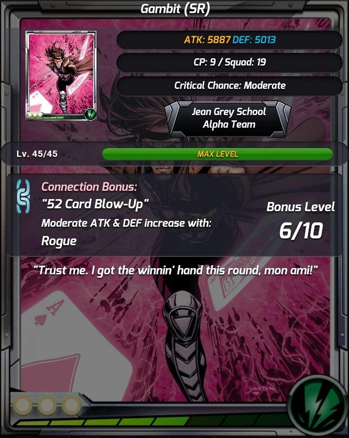 Gambit | X-Men: Battle Of The Atom Mobile Game Wiki | Fandom