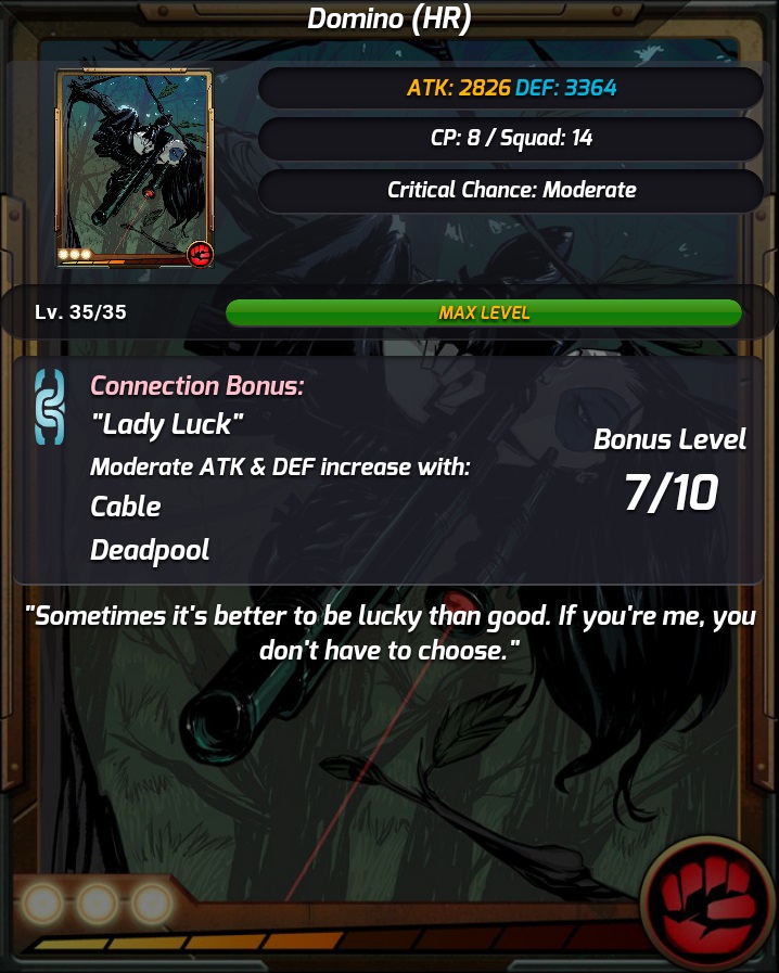 Domino X Men Battle Of The Atom Mobile Game Wiki Fandom