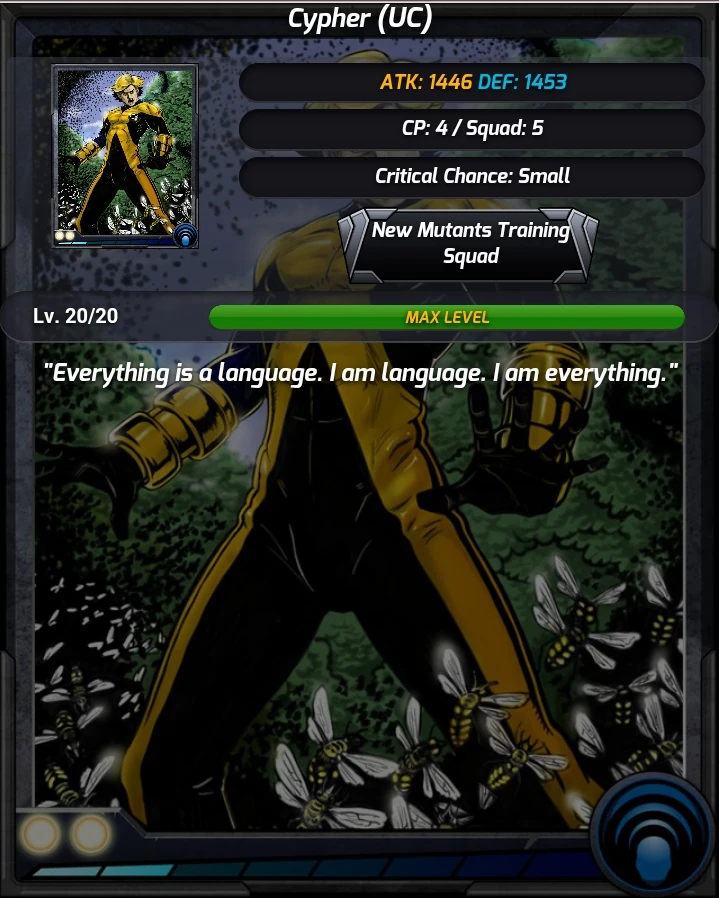 Cypher | X-Men: Battle Of The Atom Mobile Game Wiki | Fandom