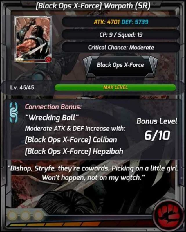 (Black Ops X-Force) Warpath | X-Men: Battle Of The Atom Mobile Game ...