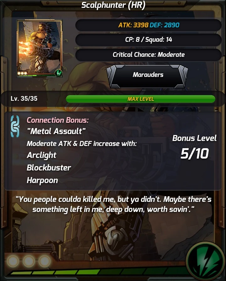 Scalphunter | X-Men: Battle Of The Atom Mobile Game Wiki | Fandom