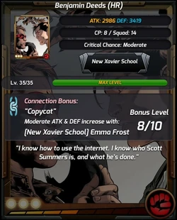 Benjamin Deeds | X-Men: Battle Of The Atom Mobile Game Wiki | Fandom