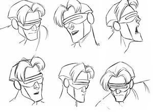 Production Art - Scott Summers | X-Men Evolution Wiki | Fandom