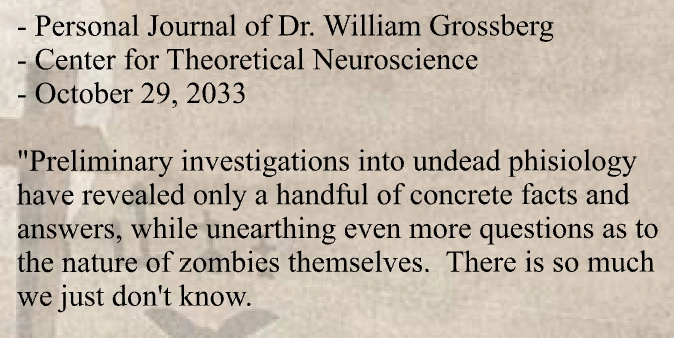 Personal Journal of Dr. William Grossberg | Xombie Wiki | Fandom