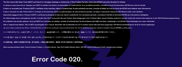 Indigo Screen of Death | XSTAR Wiki | Fandom