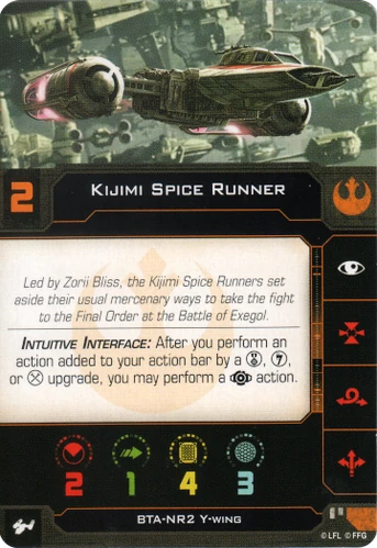 Kijimi Spice Runner | X-Wing Miniatures: Second Edition Wiki | Fandom