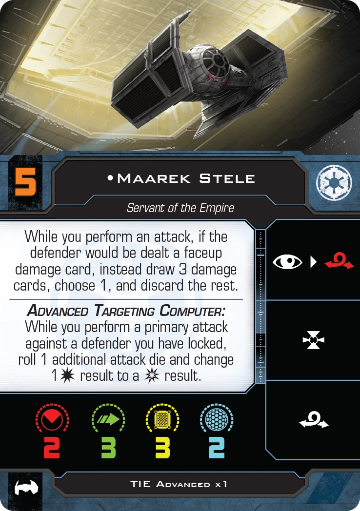 Maarek Stele | X-Wing Miniatures: Second Edition Wiki | Fandom