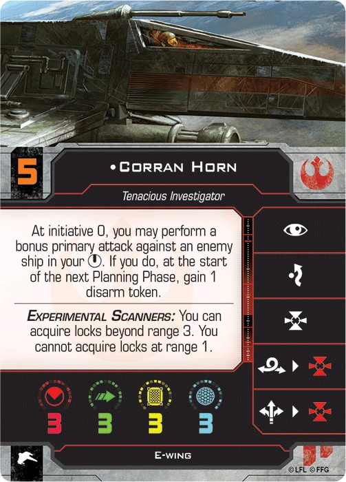 Corran Horn (E-Wing) | X-Wing Miniatures: Second Edition Wiki | Fandom