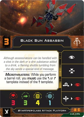 Black Sun Assassin | X-Wing Miniatures: Second Edition Wiki | Fandom