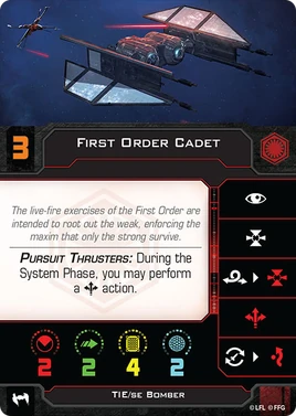 First Order Cadet | X-Wing Miniatures: Second Edition Wiki | Fandom