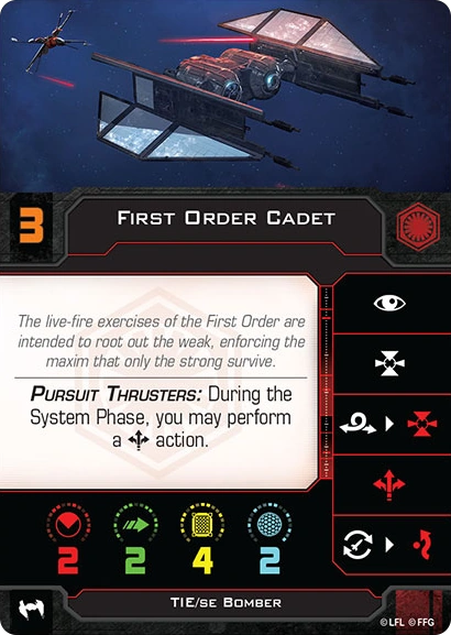 First Order Cadet | X-Wing Miniatures: Second Edition Wiki | Fandom