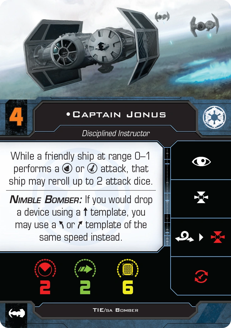 Captain Jonus | X-Wing Miniatures: Second Edition Wiki | Fandom