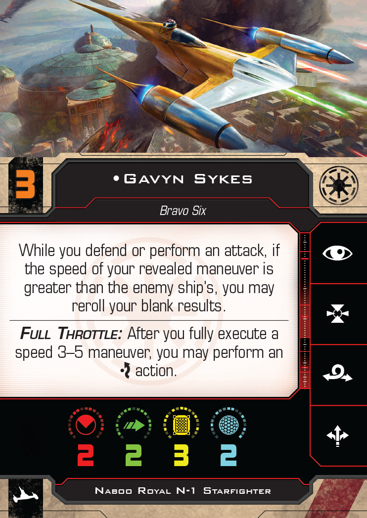 Gavyn Sykes X Wing Miniatures Second Edition Wiki Fandom